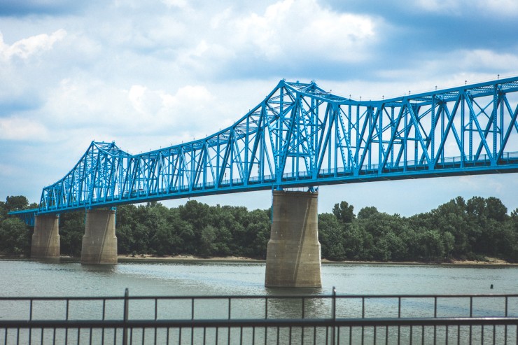 One Lane Traffic on Blue Bridge Wednesday - Owensboro Living